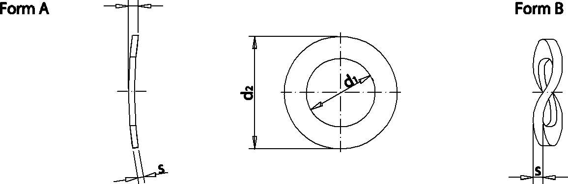 Federscheiben DIN 137 B A2 - WEWO