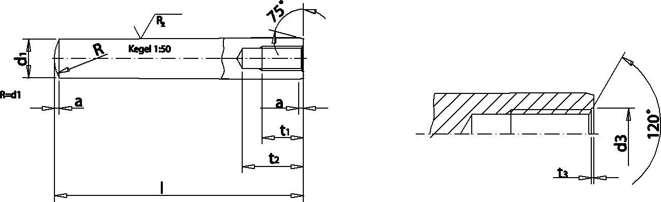 Kegelstifte DIN 7978 A - WEWO