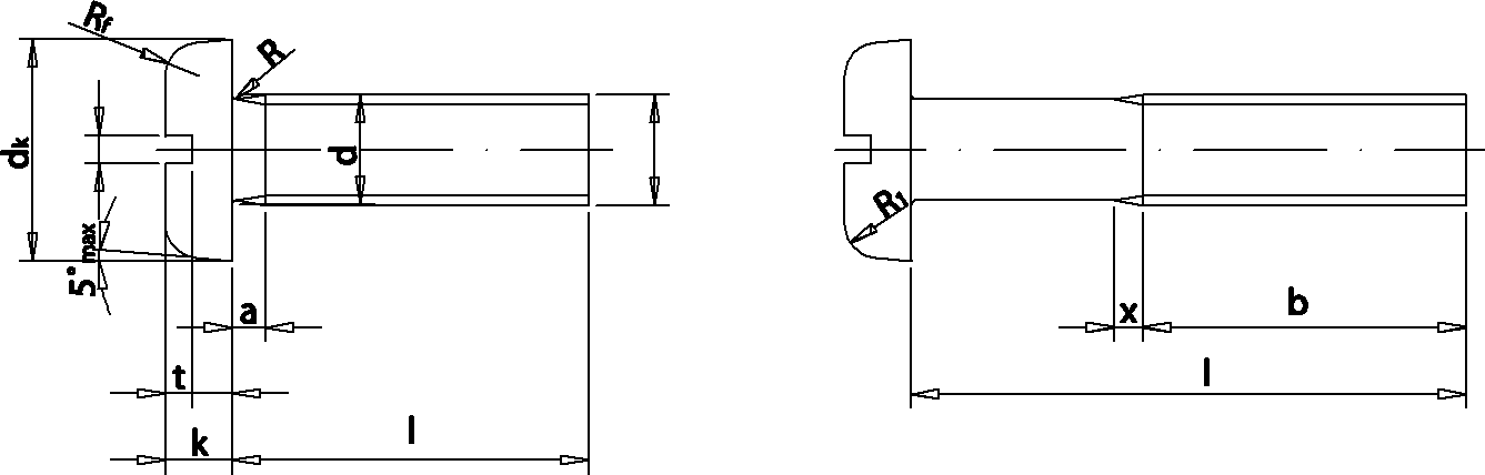 Flachkopfschrauben DIN 85 A2 - WEWO