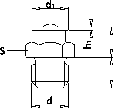 Flachschmiernippel M1 DIN 3404 verzinkt - WEWO