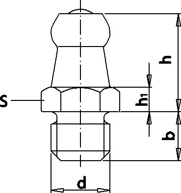 Kegelschmiernippel DIN 71412 A verzinkt - WEWO